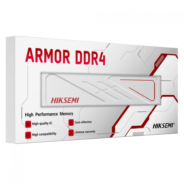 MEMÓRIA RAM HIKSEMI ARMOR DDR4 8GB 3200MHZ BRANCO - HSC408U32E2 ...