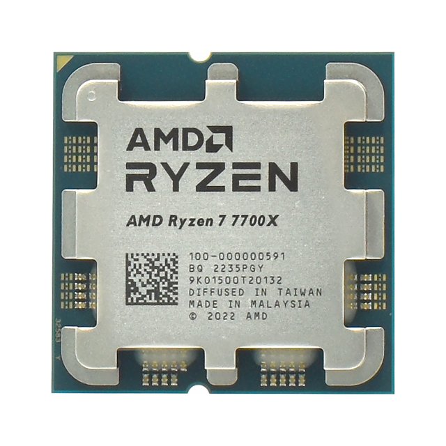 PROCESSADOR AMD AM5 RYZEN 7 7700X 4.5GHz (5.4GHz Turbo) VÍDEO INTEGRADO | CHIPWARE INFORMÁTICA