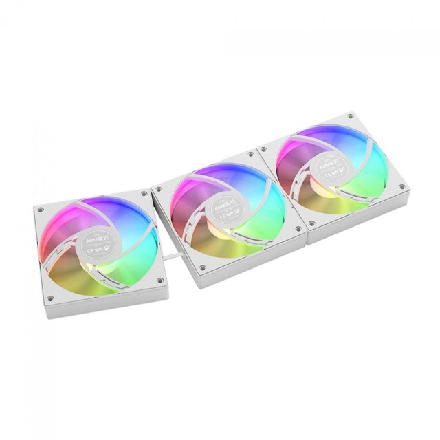 WATER COOLER GAMDIAS AURA GL 360 V2 360MM ARGB BRANCO | CHIPWARE ...