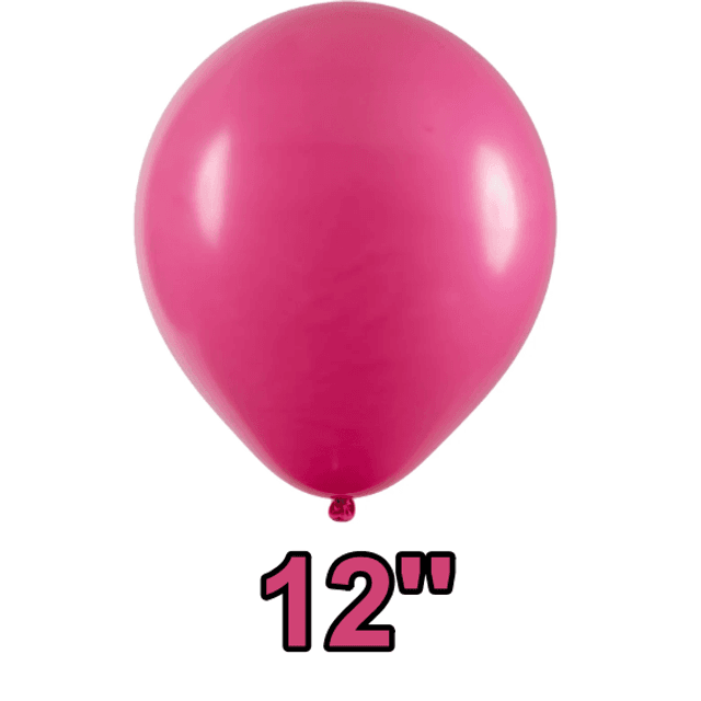 Balão 12 Rosa Maravilha Liso Latex Redondo 24un Art-Latex | Bah Balões