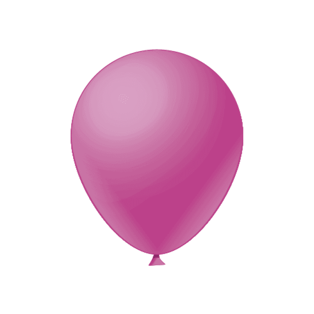 Balão 12 Rosa Liso Látex Redondo 25un FestBall | Bah Balões