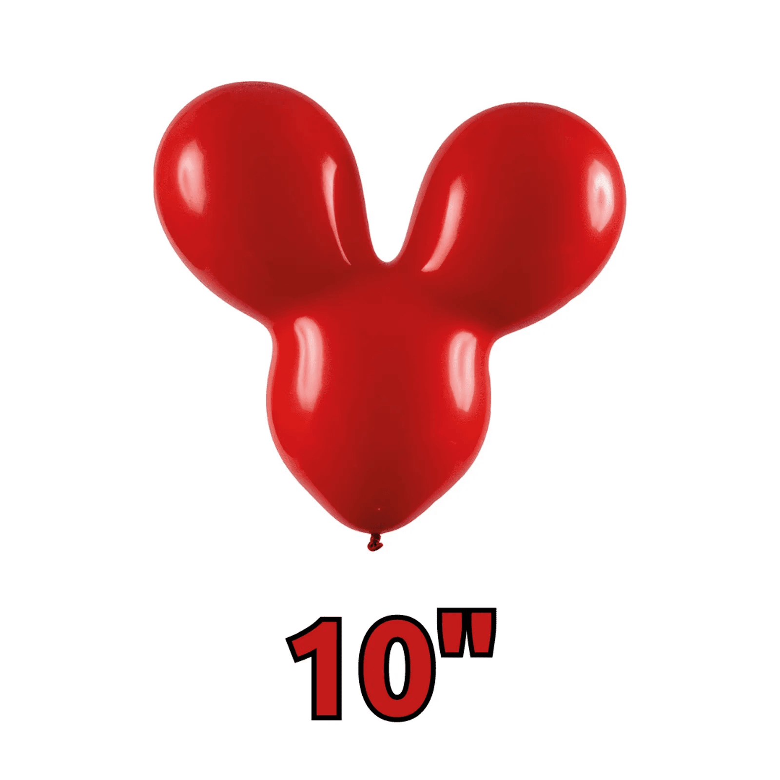Balão 10 Vermelho Mouse Family Latex 12un Artlatex: Cor e Encanto para ...
