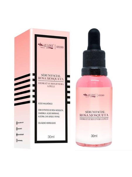 Sérum Facial Rosa Mosqueta 30ml - Max Love | Thaysi Cosméticos e ...