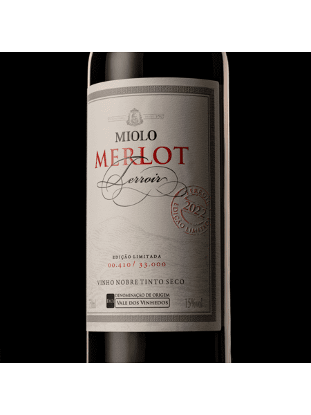 Vinho Miolo Merlot Terroir 2022 750ml | Miolo