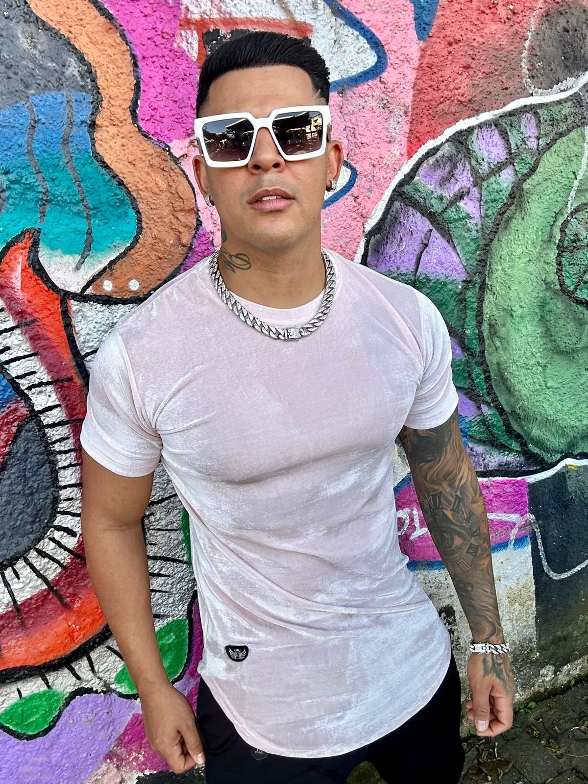 Camiseta Masculina Longline Veludo Molhado | BiTon Strong