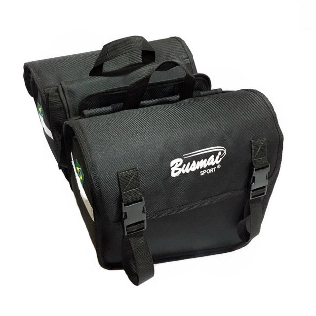Alforge Bolsa Lateral Moto Universal Impermeável Com Estrutura PVC ...