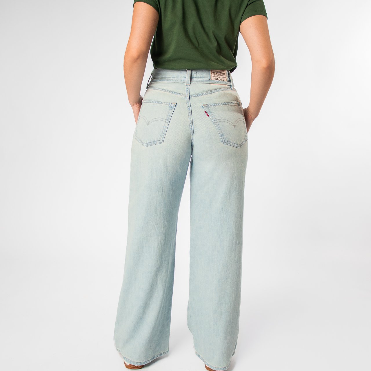 Calça Feminina Jeans Levi's® XL Straight Lavagem Clara | Lojas Paludo ...