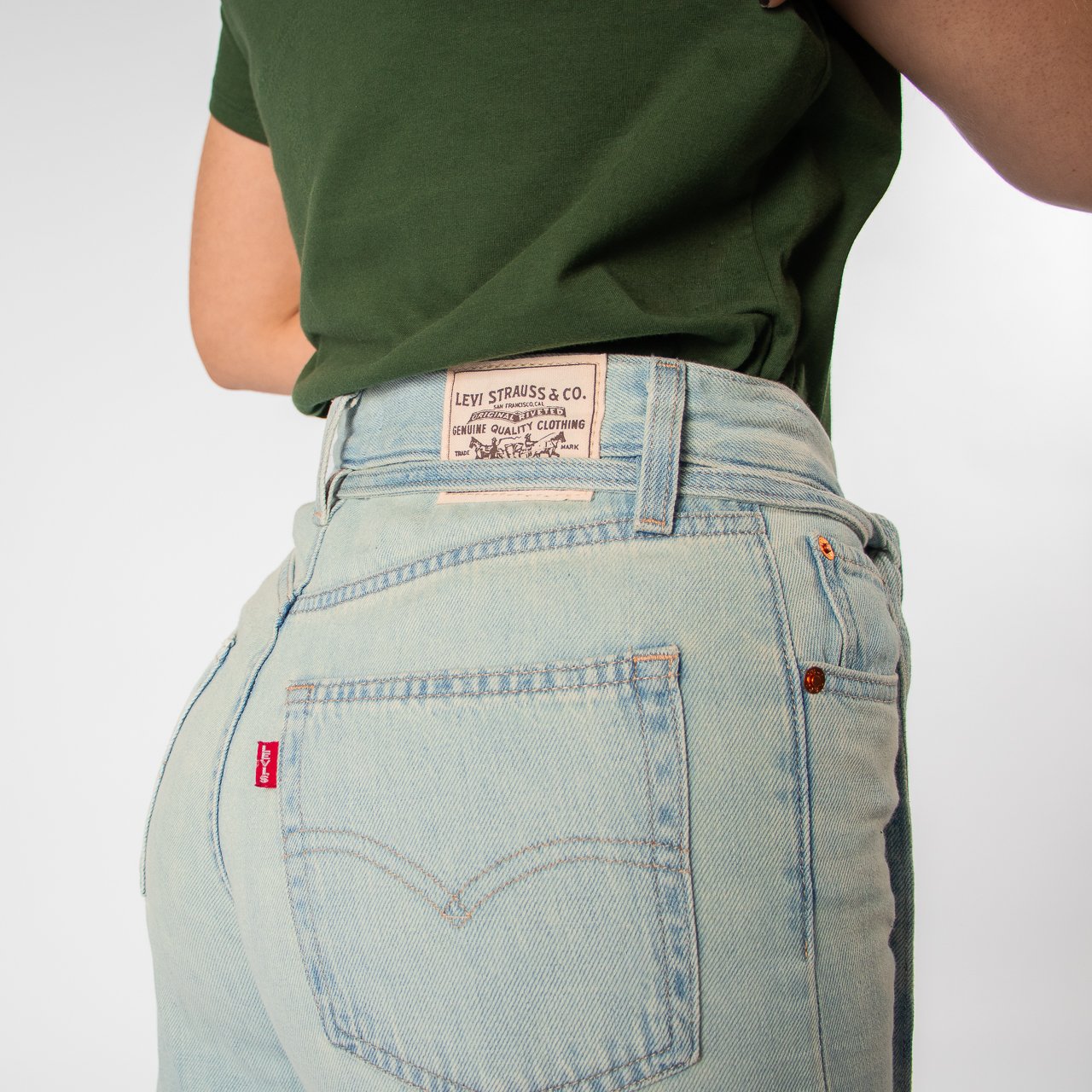 Calça Feminina Jeans Levi's® XL Straight Lavagem Clara | Lojas Paludo ...