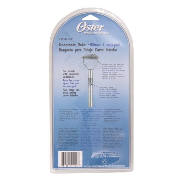 Rake Oster Profissional Em Aço Inox 18 dentes | Equipamentos Para Pet ...