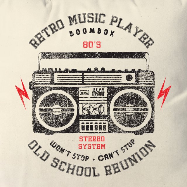 Almofada Retro Music Player | Studio Geek | Studio Geek