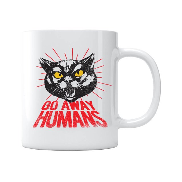 Caneca Go Away Humans | Studio Geek | Studio Geek