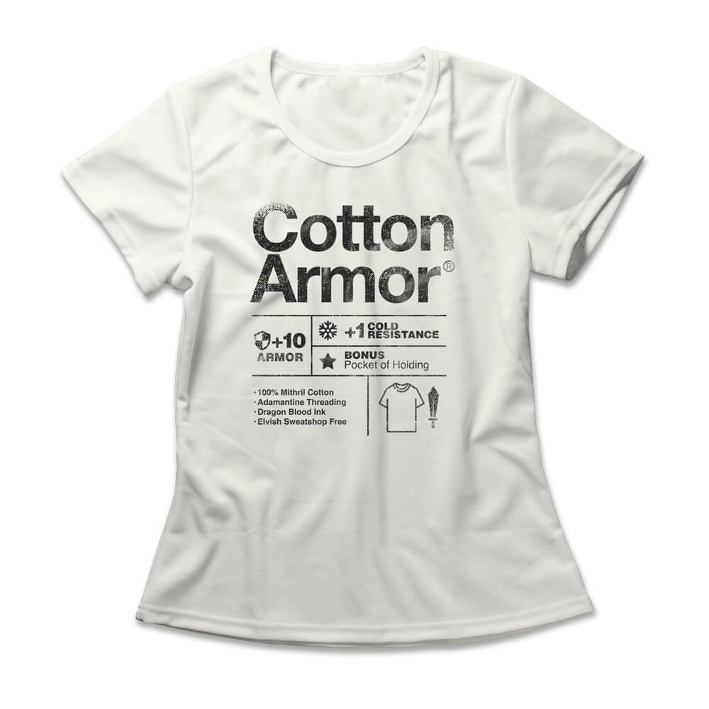 Camiseta Feminina Cotton Armor | Studio Geek | Studio Geek