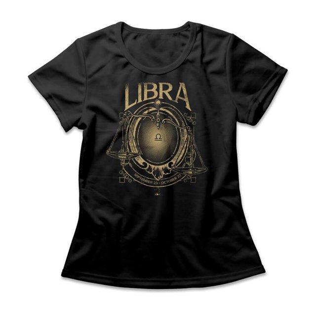 Camiseta Feminina Libra Signo | Studio Geek | Studio Geek