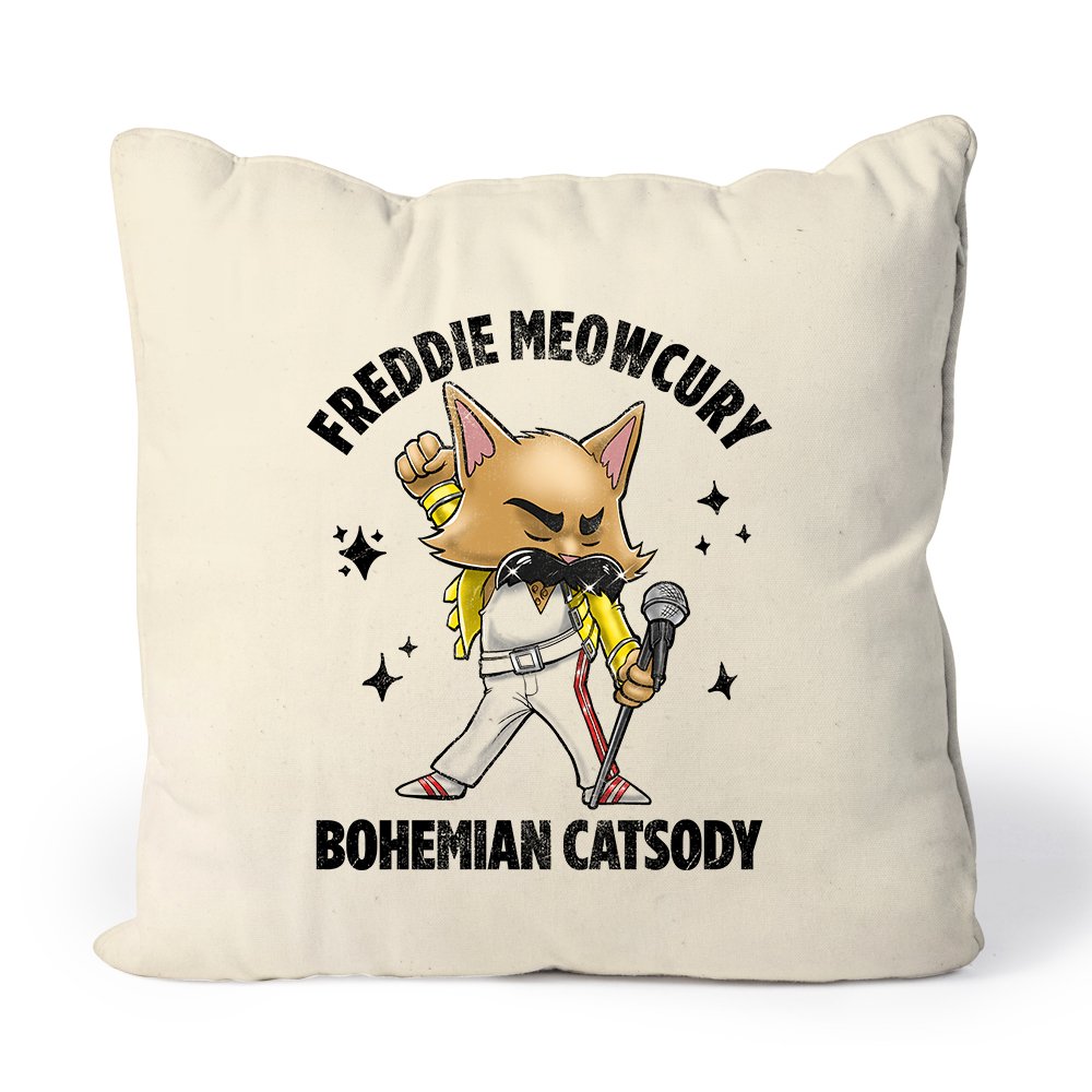 Almofada Freddie Meowrcury | Studio Geek | Studio Geek