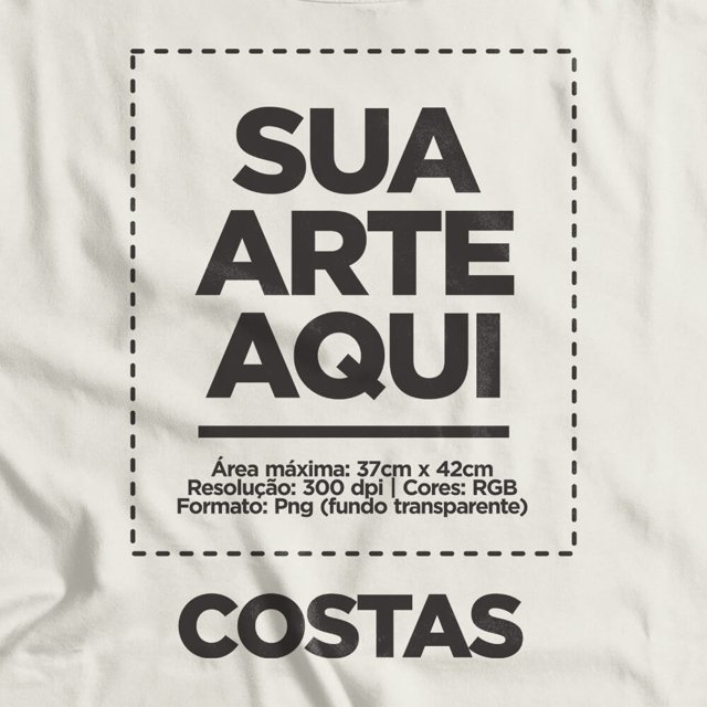 Camiseta Personalizada Frente e Costas - Envie a sua arte | Studio Geek ...