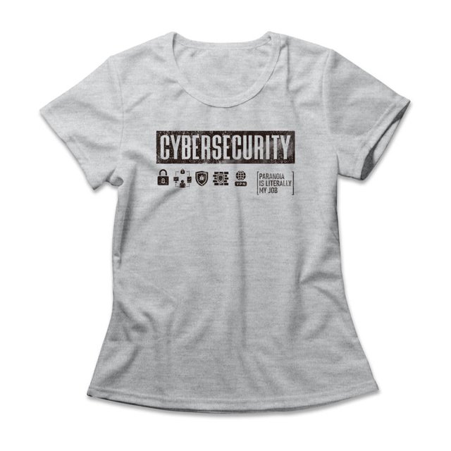 Camiseta Feminina Cybersecurity | Studio Geek | Studio Geek