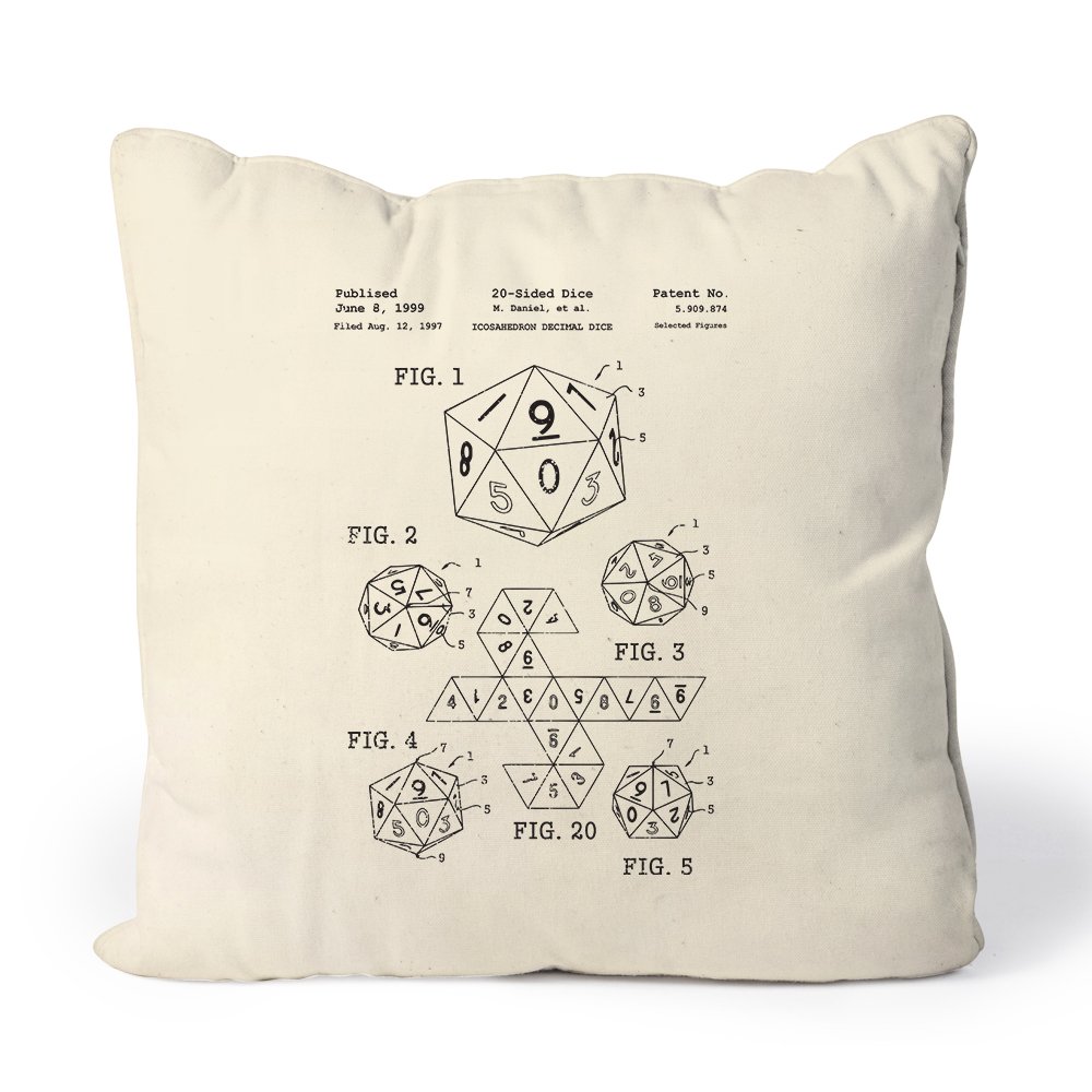 Almofada D20 Patent | Studio Geek | Studio Geek