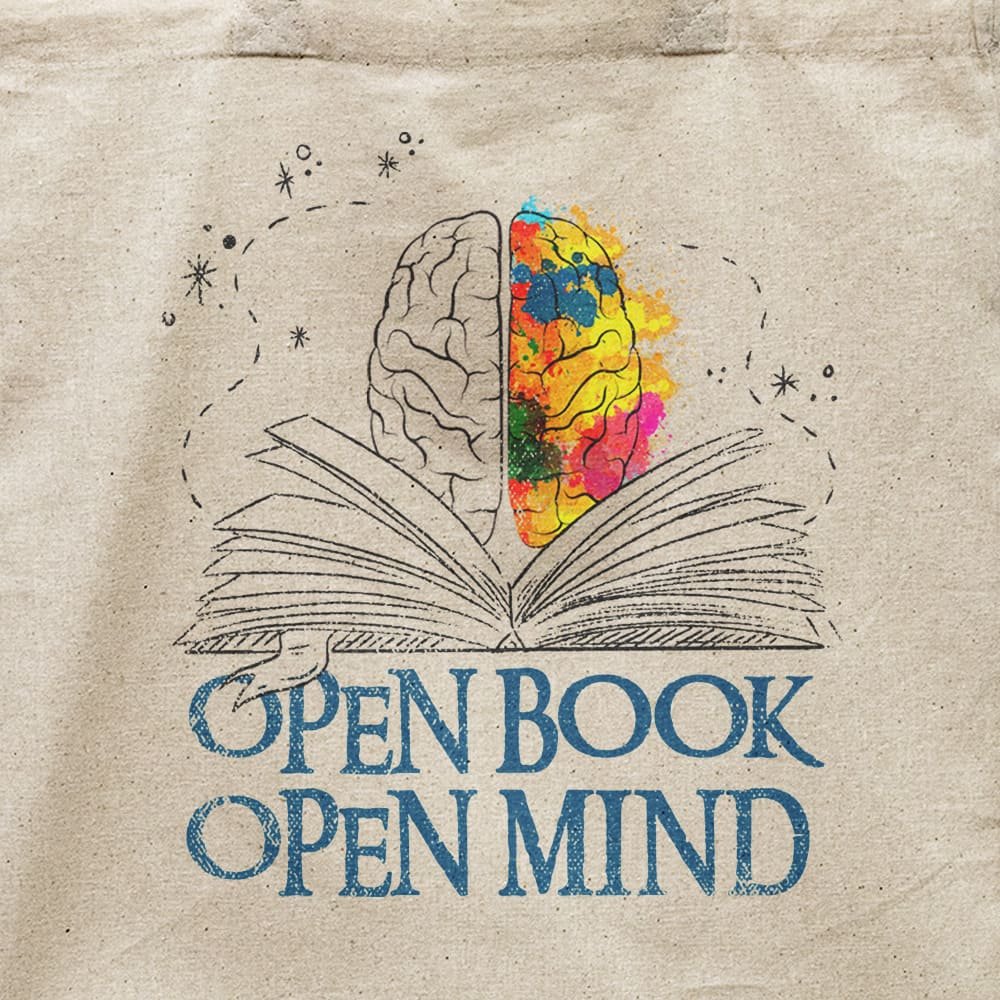 Ecobag Open Book Open Mind | Studio Geek | Studio Geek