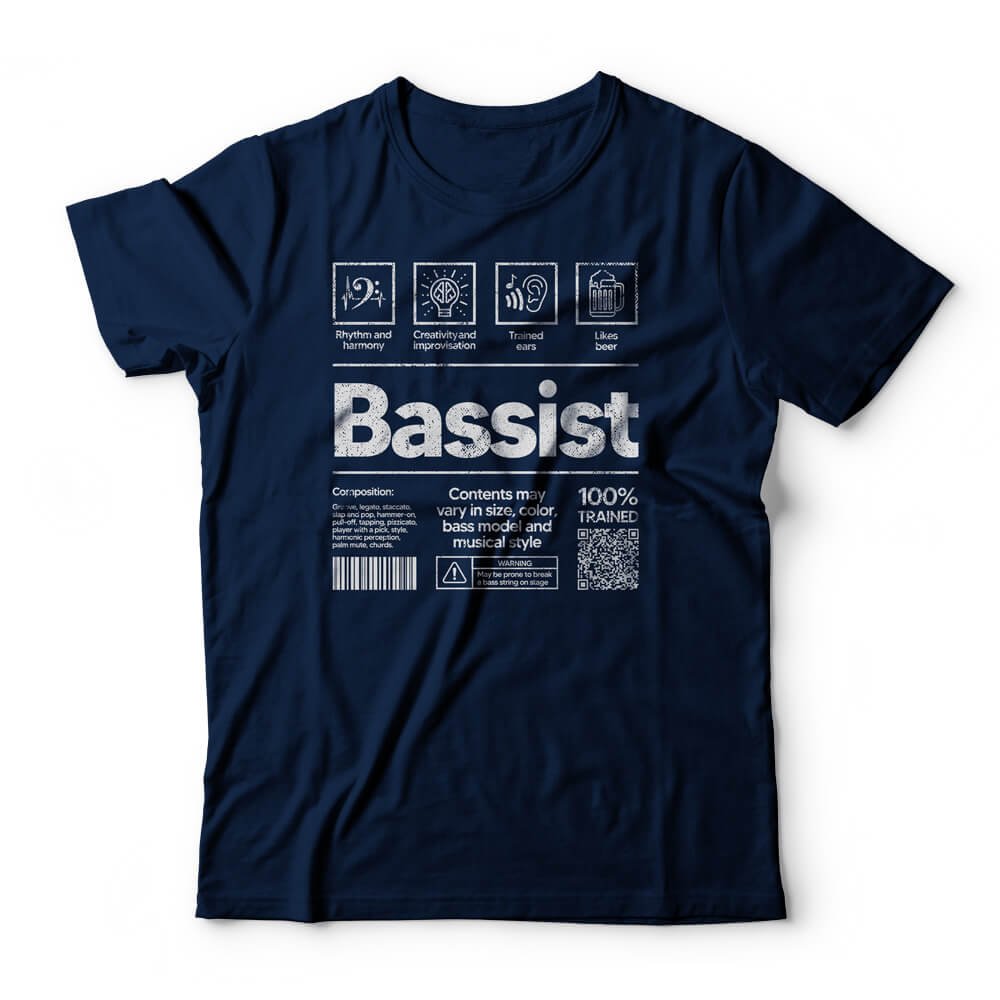 Camiseta Bassist | Studio Geek | Studio Geek