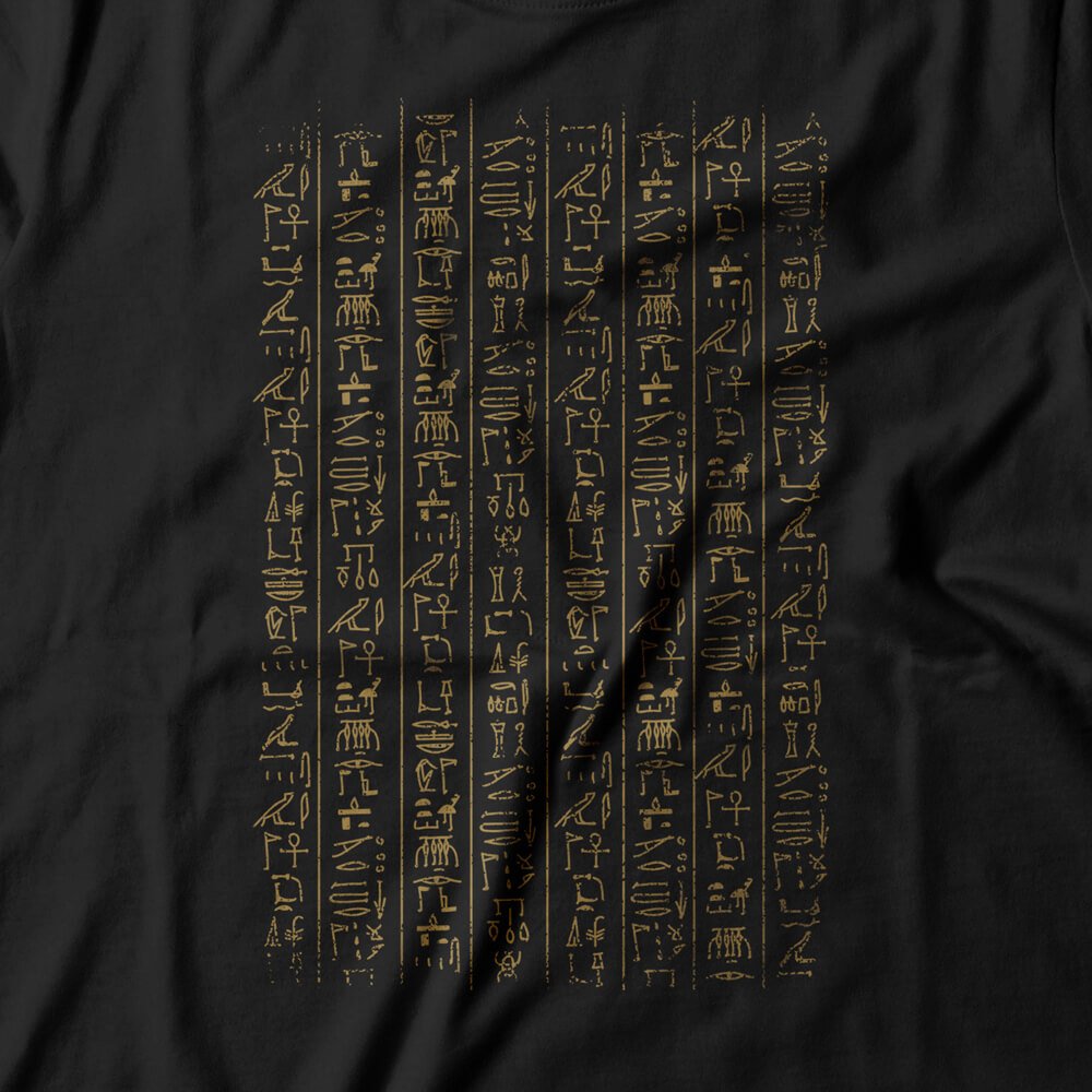 Camiseta Feminina Hieróglifos | Studio Geek | Studio Geek