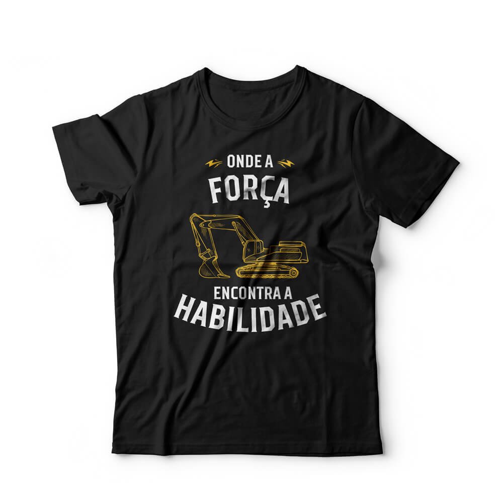 Camiseta Onde A Força Encontra A Habilidade | Studio Geek