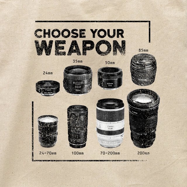 Ecobag Camera Weapons | Studio Geek | Studio Geek