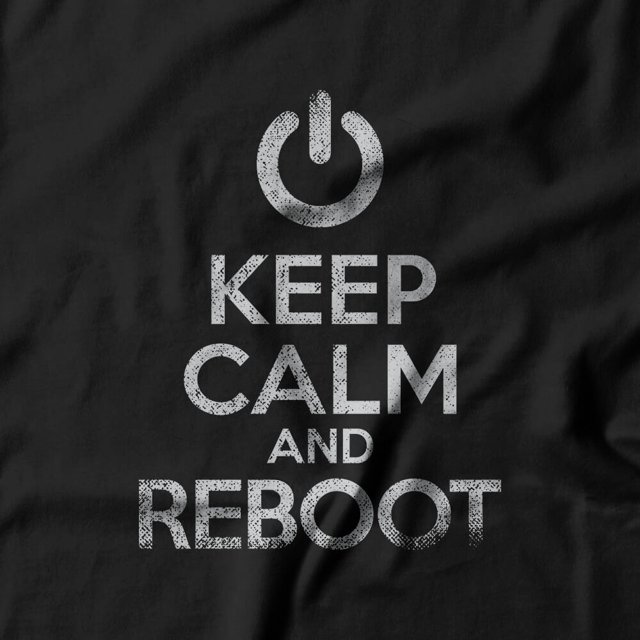 Moletom Keep Calm And Reboot | Studio Geek | Studio Geek