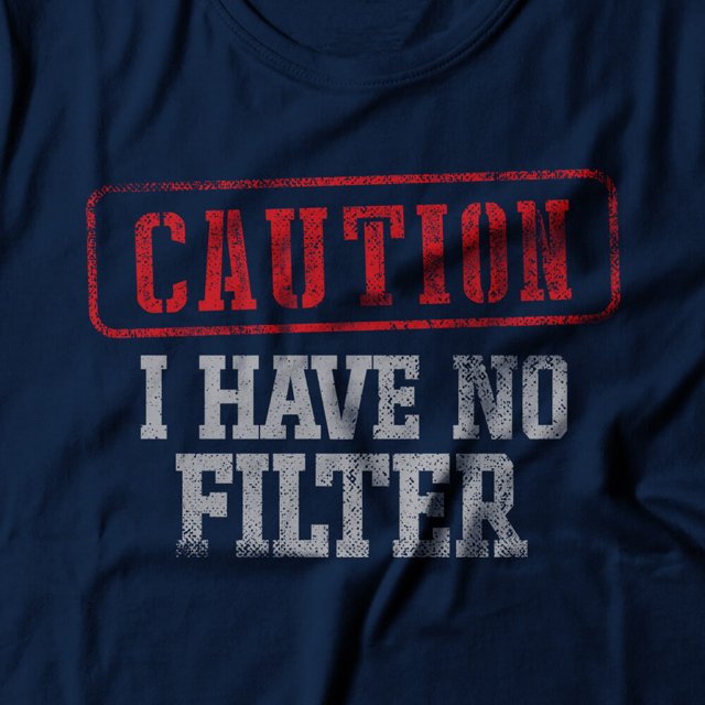 Camiseta Feminina I Have No Filter | Studio Geek | Studio Geek