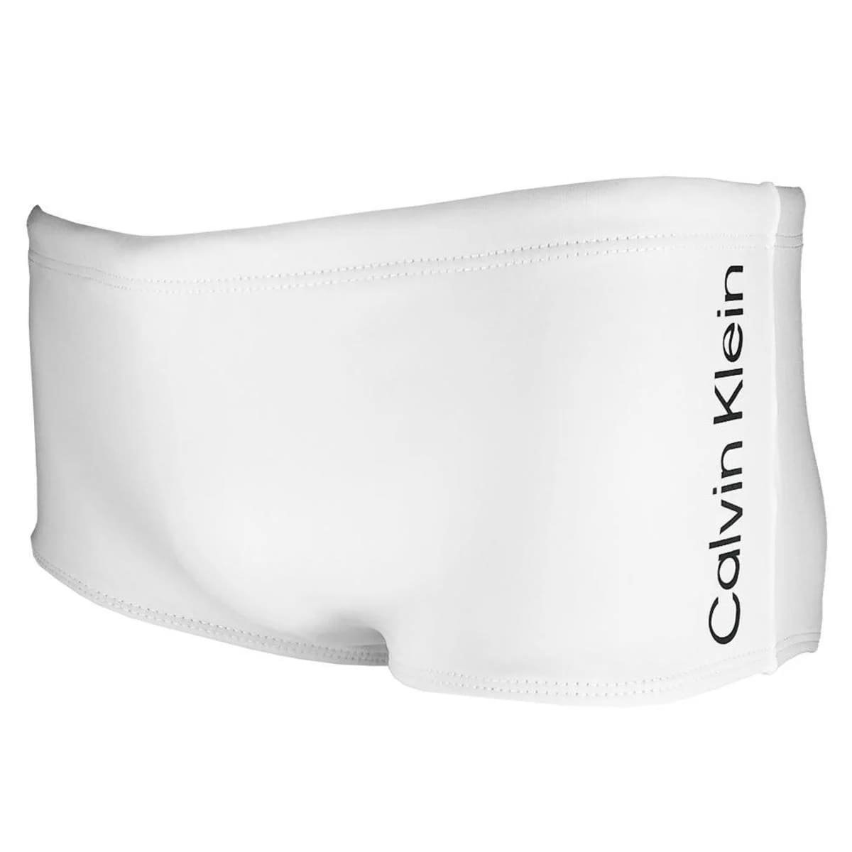 Sunga Trunk Lisa Branca com Silk Lateral Calvin Klein Original | Cueca ...