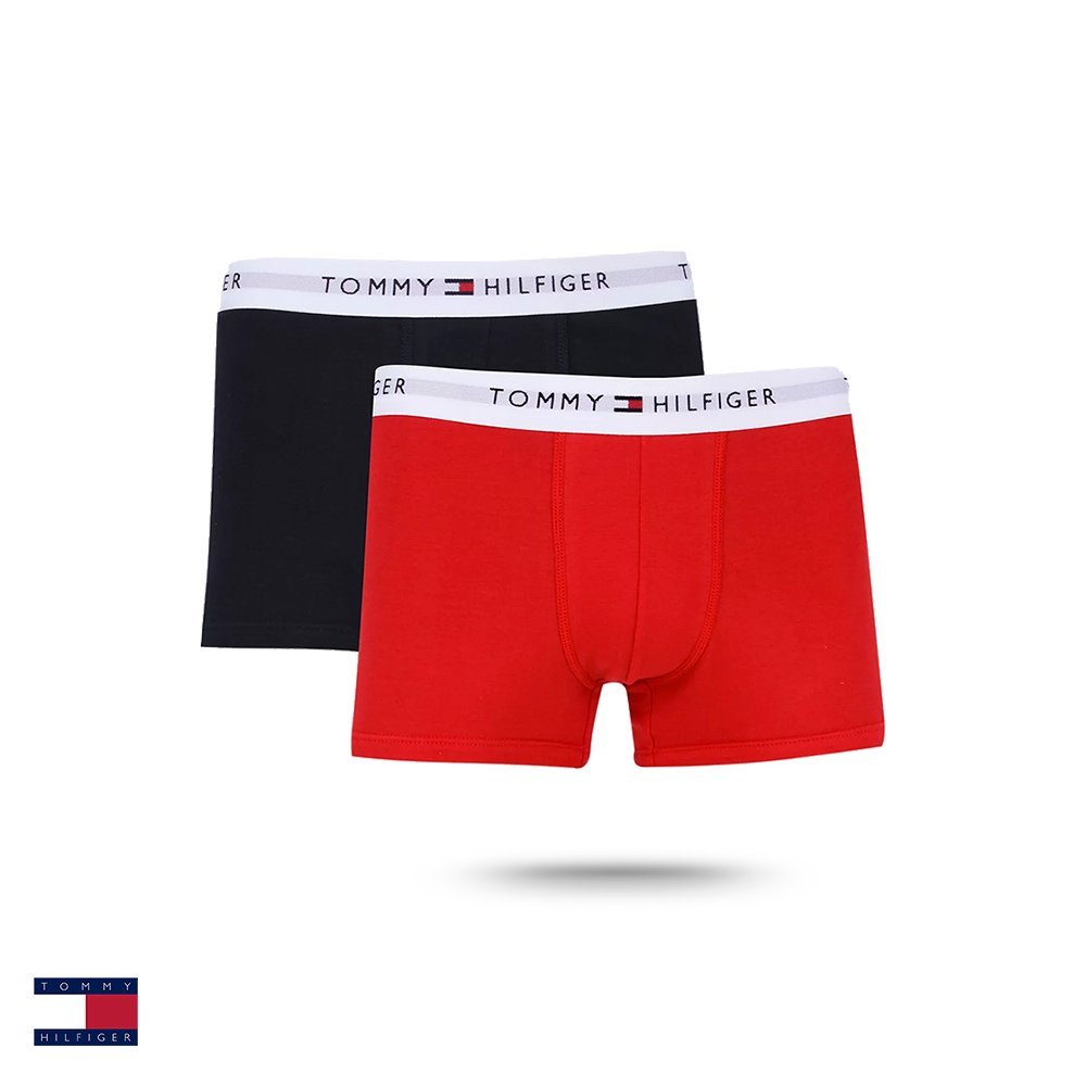Kit 2 Trunk Red Blue Cotton Tommy Hilfiger | Cueca Store