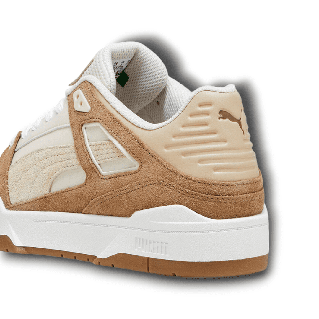 Tênis Puma Slipstream Heritage | Branco-Marrom-Bege | Bulldog Store