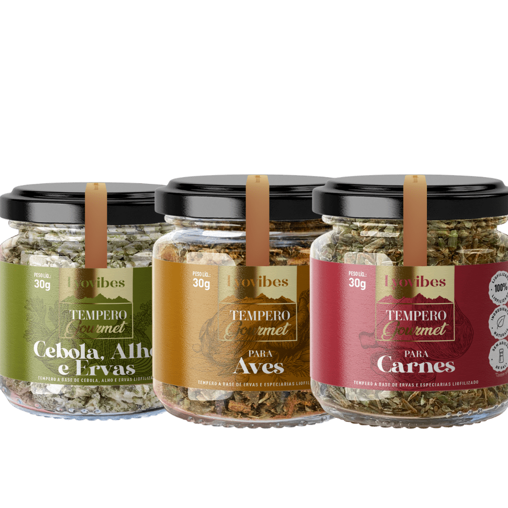 Kit Temperos Gourmet | Lyovibes