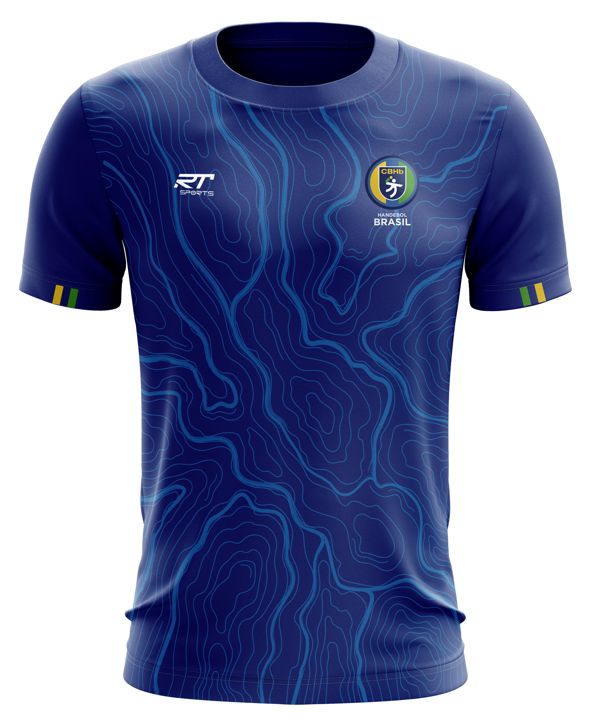 Nova Camisa Oficial CBHb - Masculina - Azul | Confederacao Brasileira ...