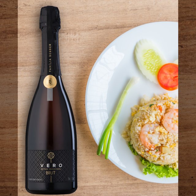 FAMÍLIA BEBBER VERO Espumante Brut Branco | vinato.br
