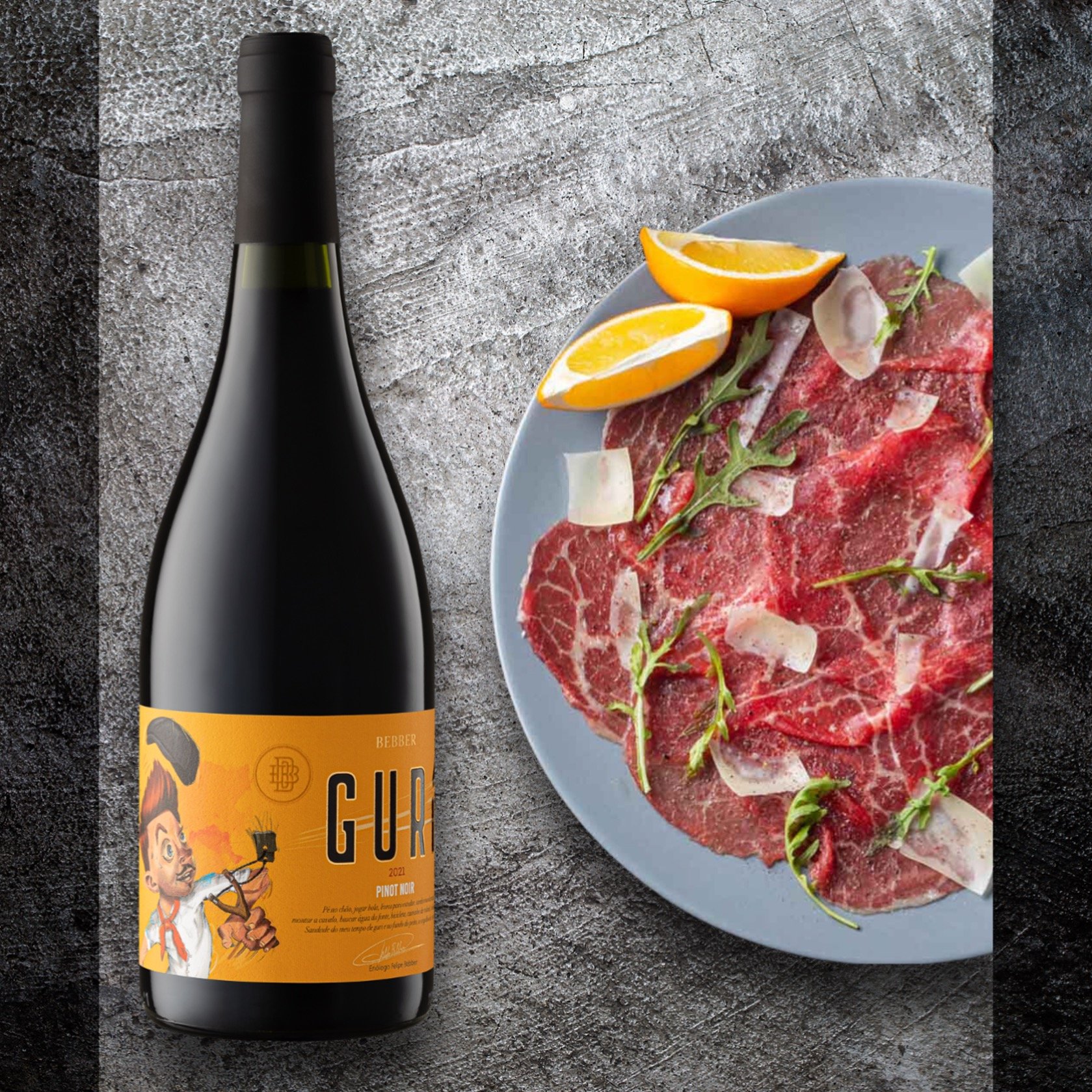 FAMÍLIA BEBBER GURI Pinot Noir | vinato.br