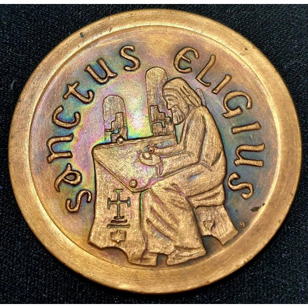 MEDALHA ST. ELIGIUS - PATRONO DOS NUMISMATAS | Mariana Campos