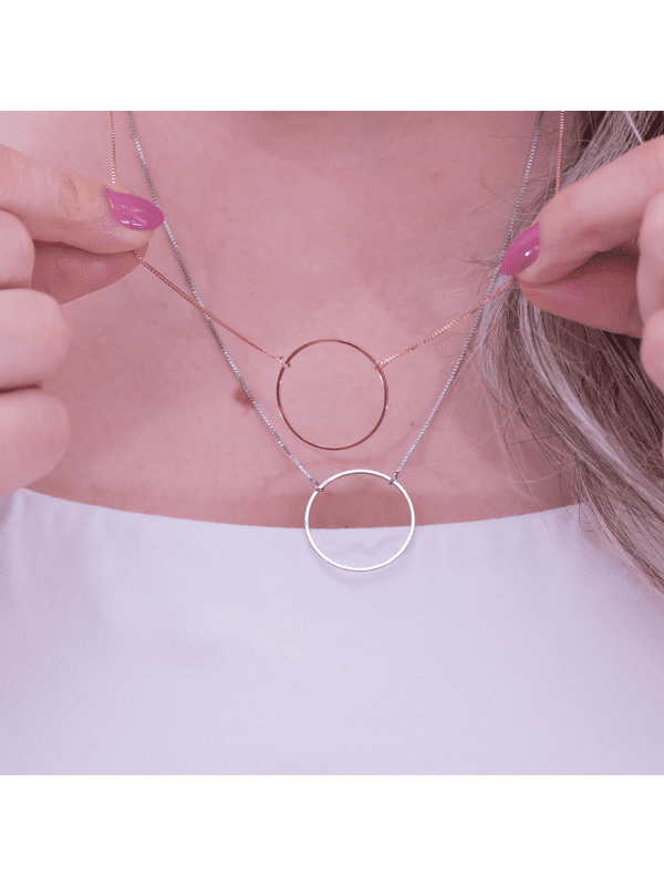 Colar Círculo | Daiamond Semijoias e Acessórios