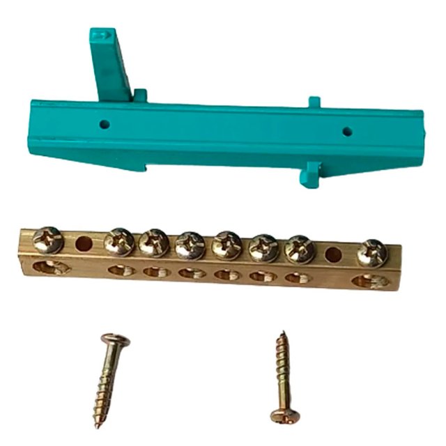 Barramento Terra p/ Trilho DIN com 8 Polos (1SPEM000E10) | RH Materiais ...