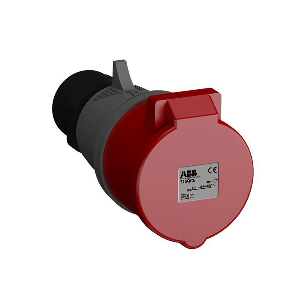 Tomada Industrial 3P+T 16A IP44 - 316BC6 | Heldt Soluções Industriais ...