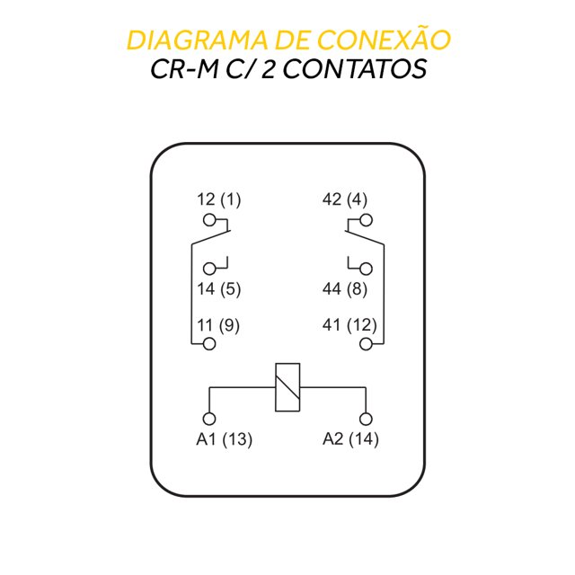 Relé de Interface 2NAF 110Vca 12A - CR-M110AC2 | RH Materiais Elétricos | O Maior E-commerce de ...