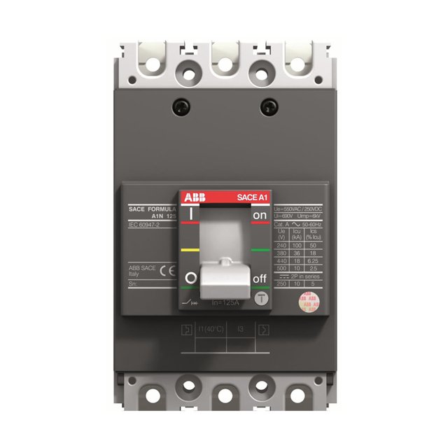 Disjuntor Caixa Moldada Formula 3 Polos A1N 125 TMF 125A | RH Materiais Elétricos | O Maior E ...