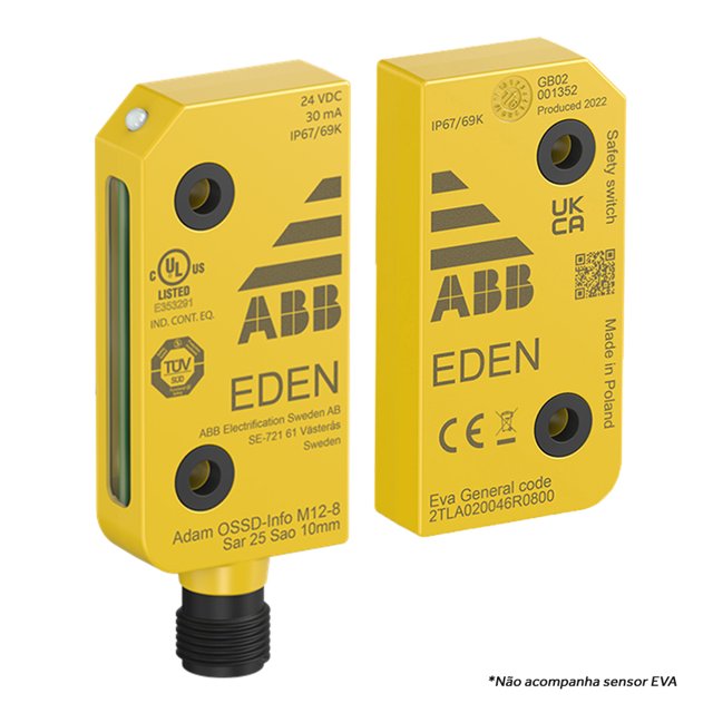 Sensor Adam - OSSD-Info M12-8 (2TLA020051R5700) | RH Materiais ...