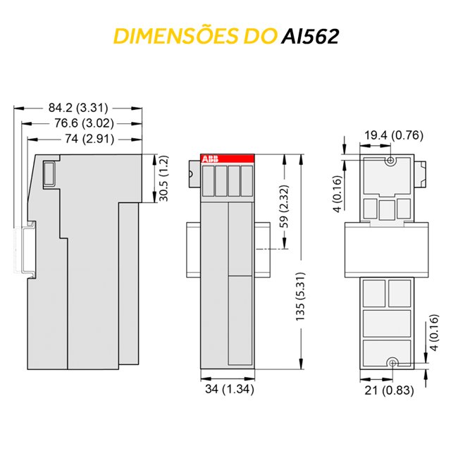 Expansão Analógica para CLP 2 Entradas Pt100/Pt1000 (AI562) | Heldt ...