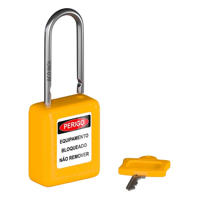 Cadeado Plástico c/ Haste Aço Inox 6,3mm de diâm. - CA140CD | RH ...