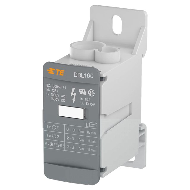Bloco de Distribuição Multipolar 8 Posições 160A - DBL160 | Heldt ...