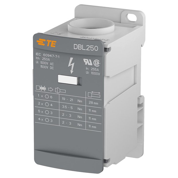 Bloco de Distribuição Multipolar 12 Posições 250A - DBL250 | Heldt ...