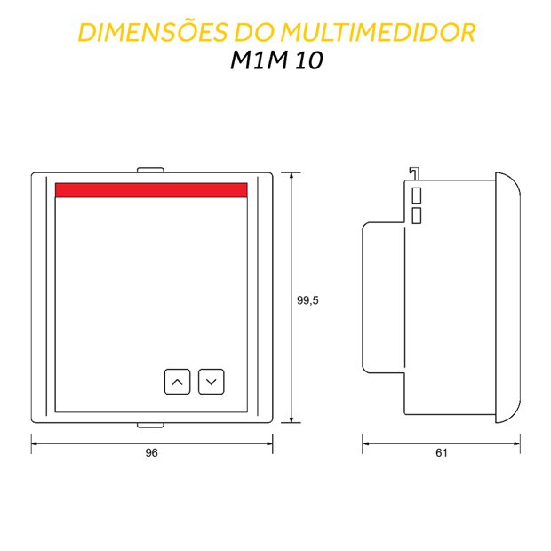 Multimedidor M1M 10 com Display LED | Heldt Soluções Industriais | O ...