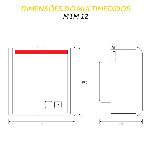 Multimedidor M1M 12 com Modbus RTU | Heldt Soluções Industriais | O ...