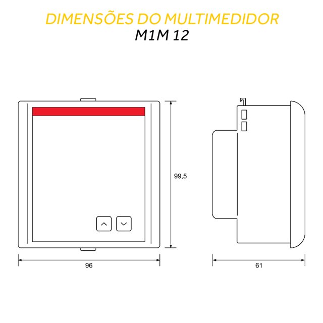 Multimedidor M1M 12 com Modbus RTU | Heldt Soluções Industriais | O ...