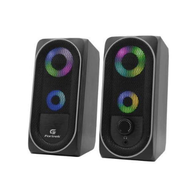 Fortrek Gaming Multimedia Speaker Black Hawk RGB Light | Tibuff